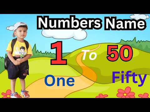 Numbers name 1 to 50/Numbers 1 to 50/Numbers Spelling one to fifty/1 2 ...
