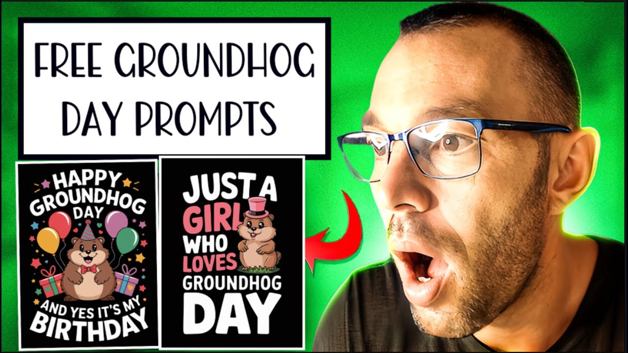 10 FREE Groundhog Day Ideogram Ai Prompts For Merch By Amazon # ...
