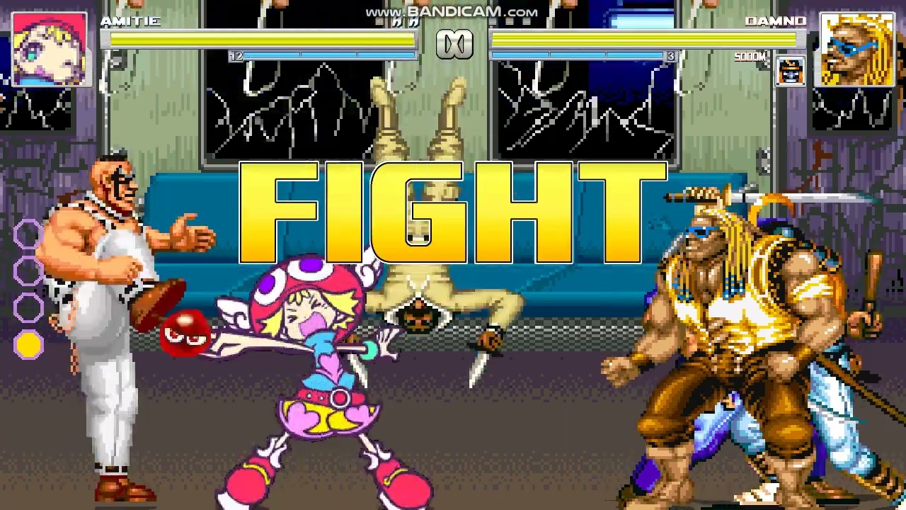 Mugen Fighting Game Series: Amitie vs. the Mad Gear Gang - YouTube