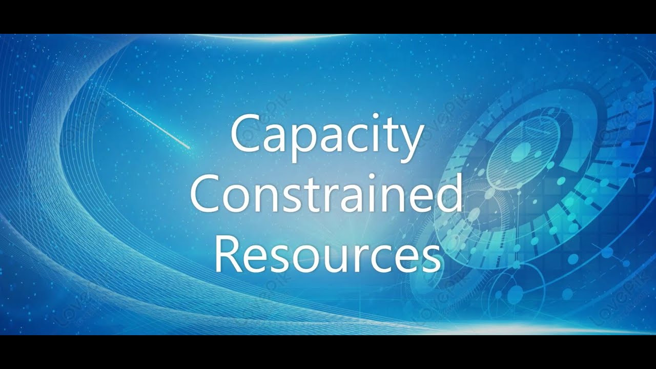 Capacity Constrained Resources - YouTube
