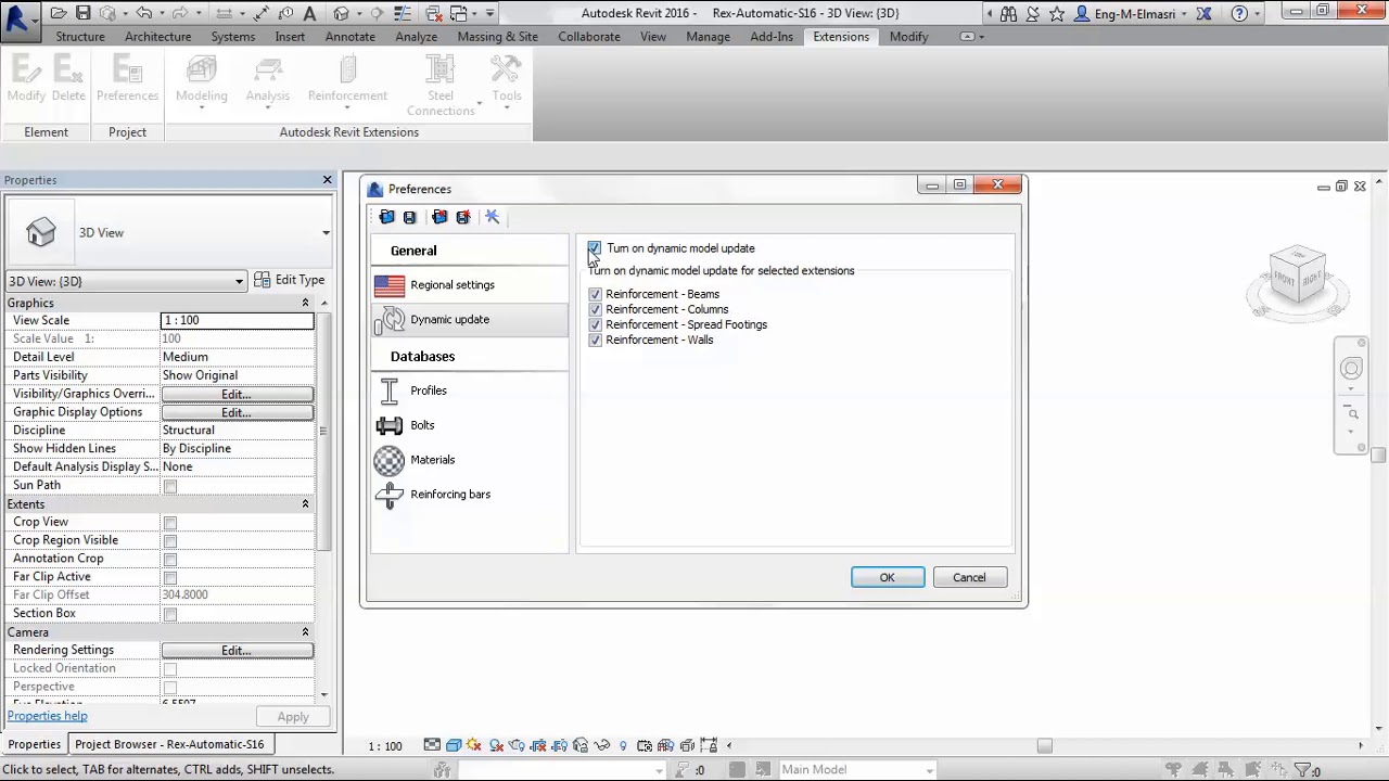 Revit Structure 16 Reinforcement 18 Rex Options - YouTube