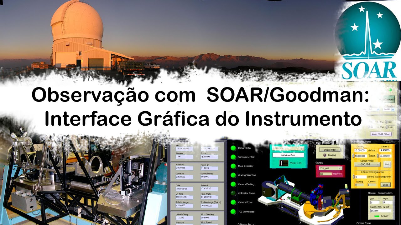 Observação com SOAR/Goodman: Interface Gráfica do Instrumento - YouTube