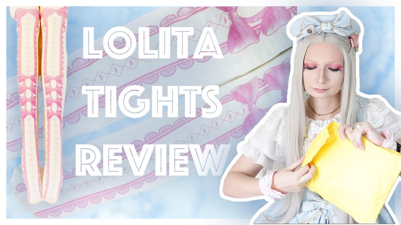 Sweet Lolita Tights Review for Long Legs - YouTube