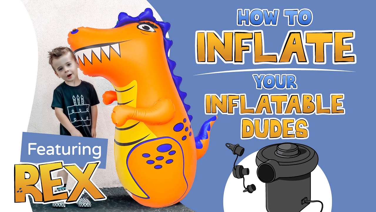 How to Inflate Your Inflatable Dudes - YouTube