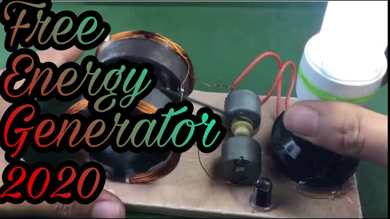 2020 Free energy generator 100%self running with DC Motor using wheel ...