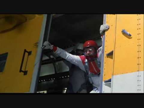 Mighty Morphin Power Ranger Movie: Sky Diving Opening Scene (Higher Ground)