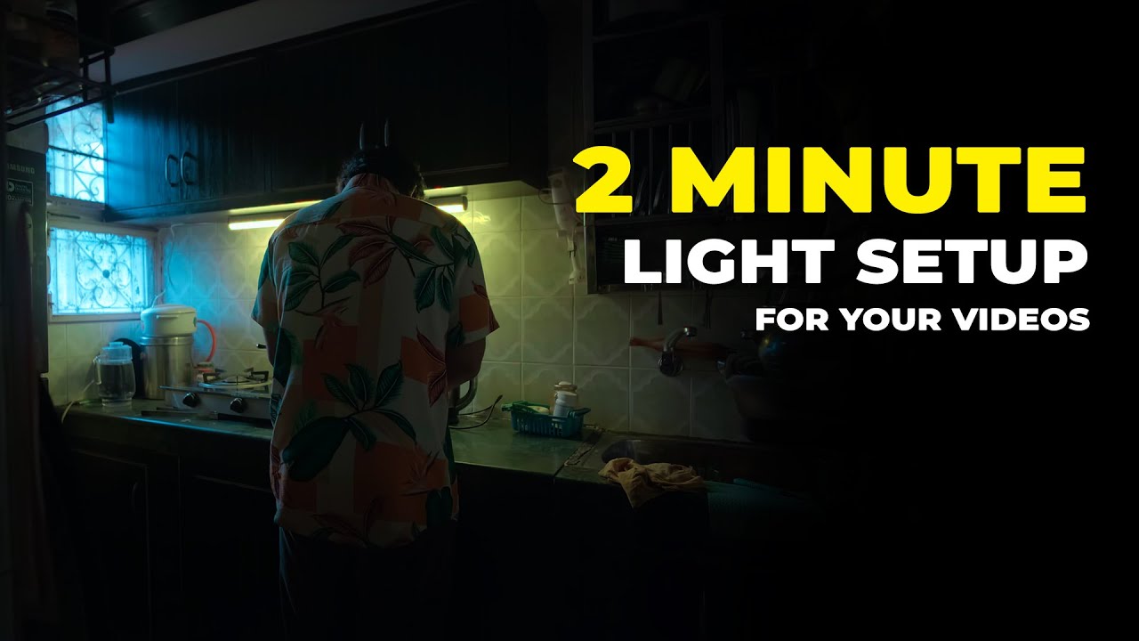 Easiest lighting setup for your YouTube videos in 2 minutes - YouTube