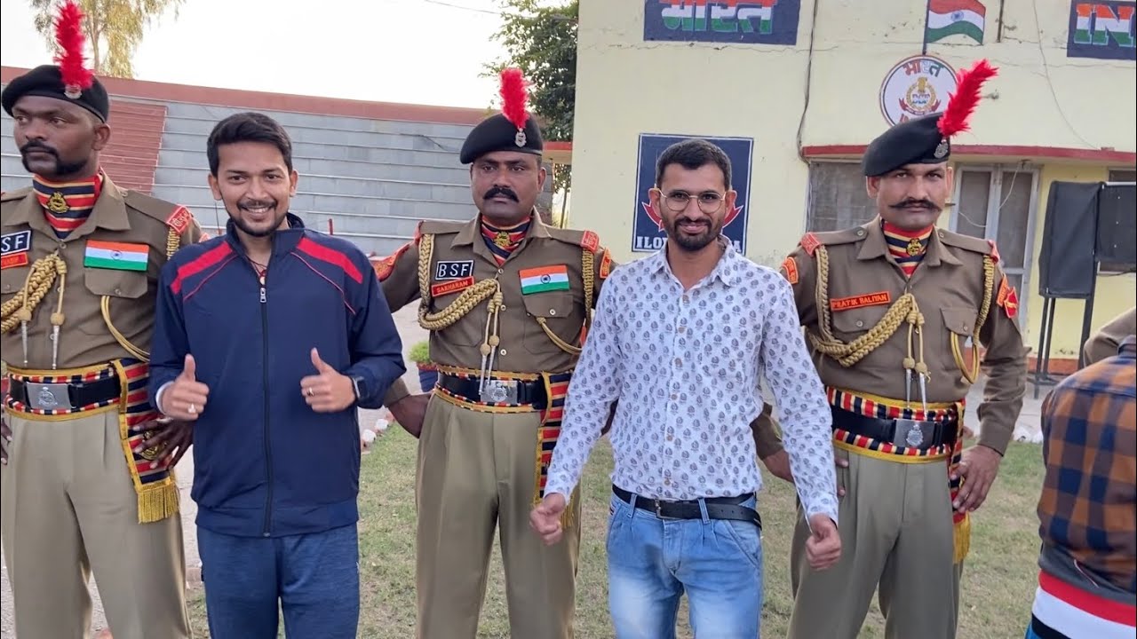 India Pakistan Border Fazilka, Punjab 🇮🇳 🇵🇰I Zero Line | Retreat ...