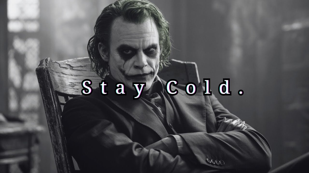 Stay Cold, It Burns Them Inside- JOKER SPEECH (DARK MOTIVATION) - YouTube