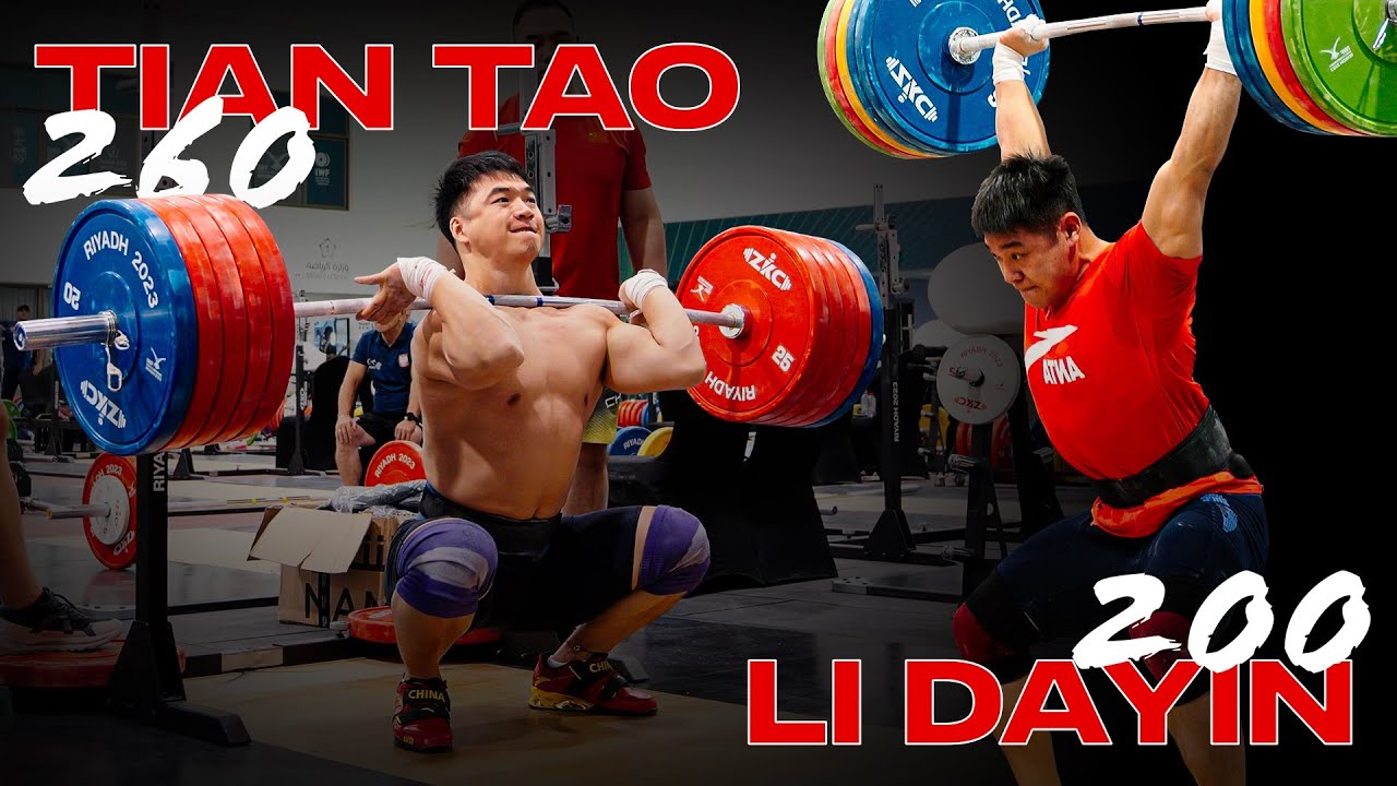 Li Dayin and Tian Tao Go Heavy With Team China! - YouTube