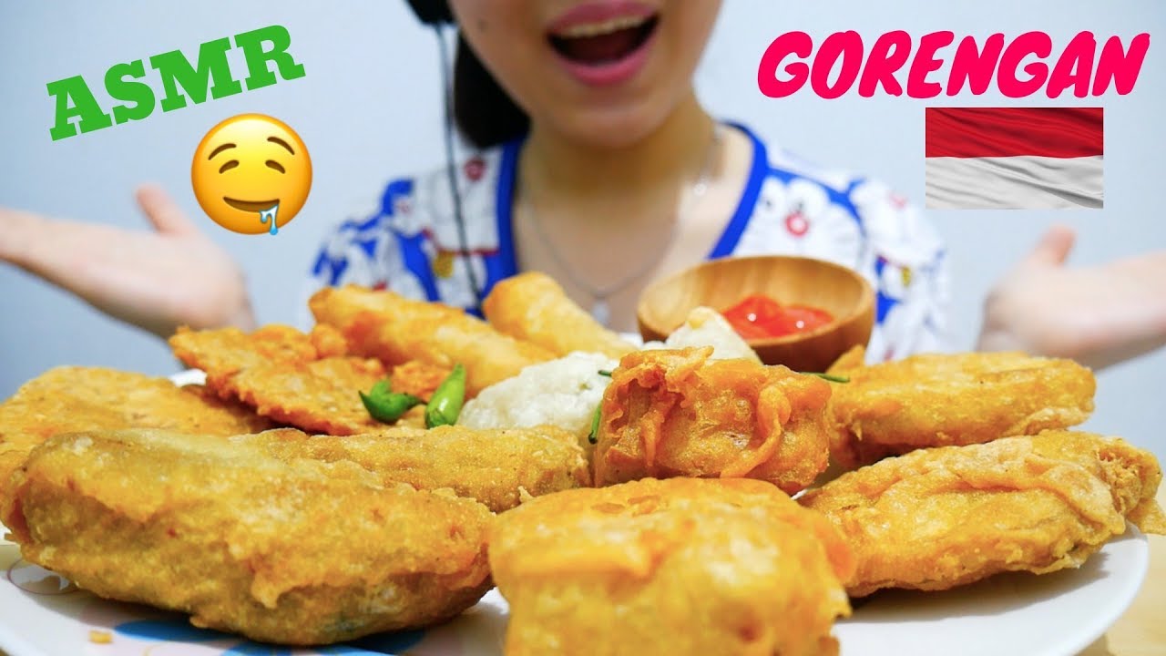 ASMR GORENGAN | EXTREME CRUNCHY EATING SOUNDS | ASMR INDONESIA | NO ...