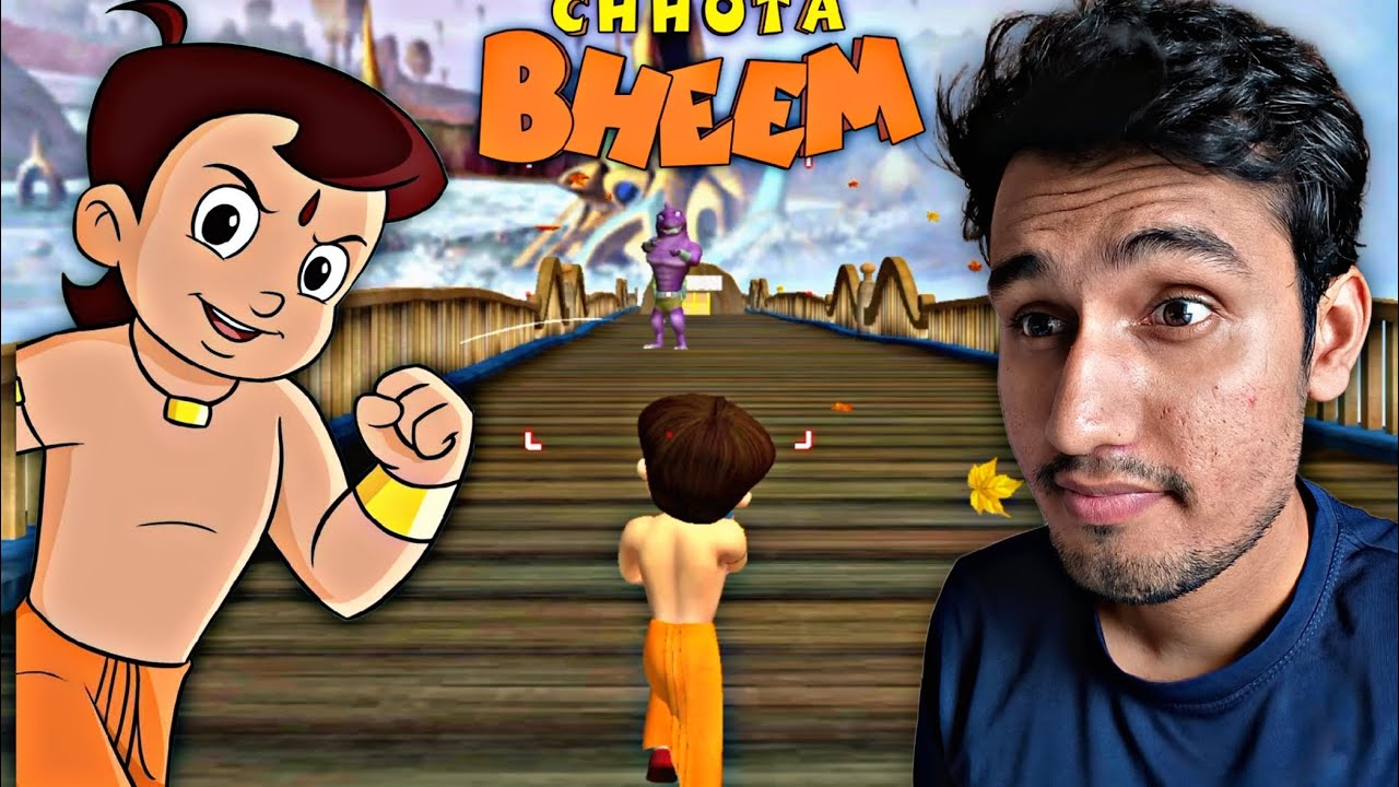 Chhota Bheem Vs Big Lizard Gun Fight | Chhota Bheem Vs Kirmada - YouTube