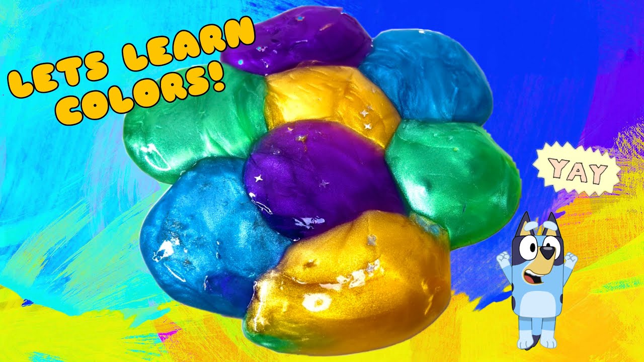 Galaxy Slime for KIDS! Let’s Learn Colors! Learn Colors with Slime ...