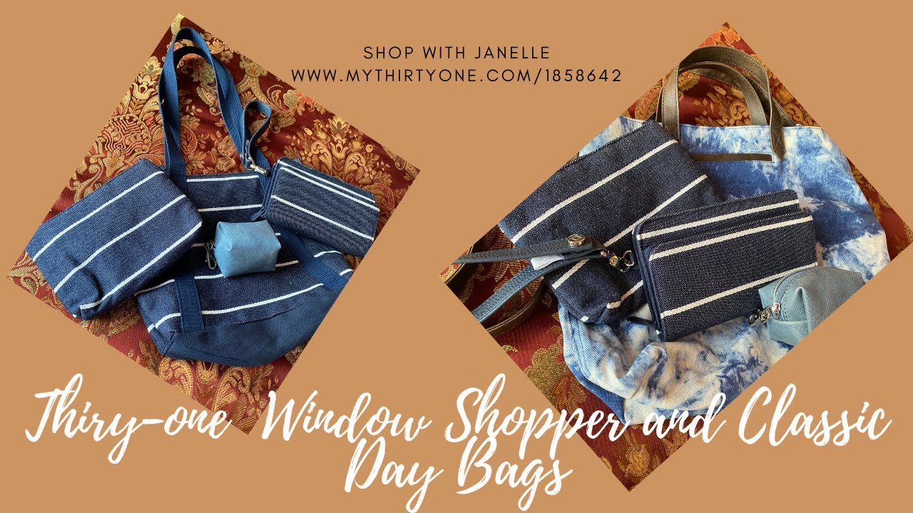 Thirty-one Window Shopper Tie-dye Sky Purse Set + Classic Day Purse in ...