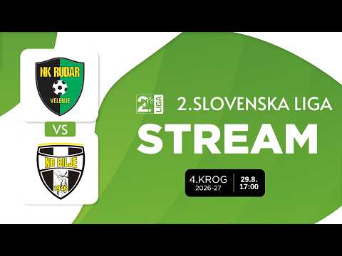 Rudar Velenje - Bilje I 4. krog 2.SNL 2026/2027 I Prenos