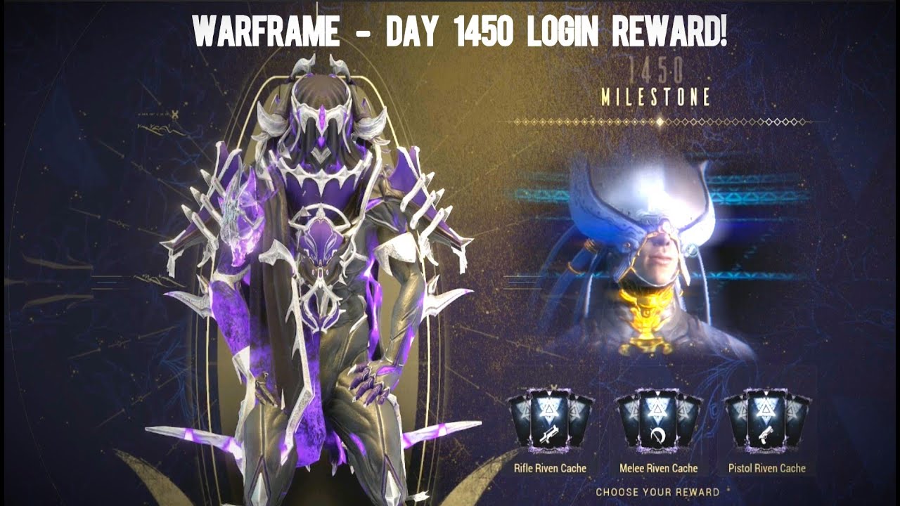 Warframe - Day 1450 Login Reward! (Opening Rivens) - YouTube