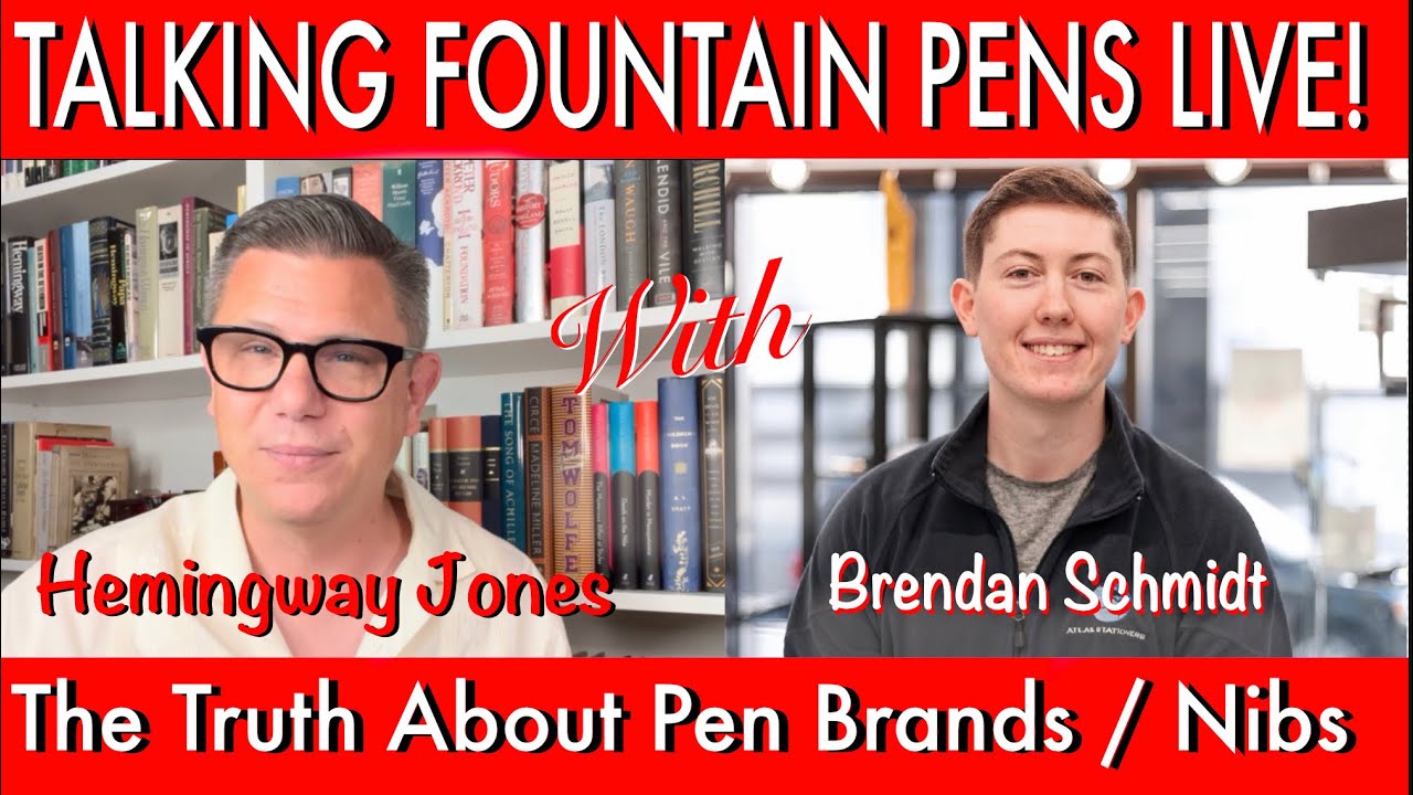 Talking Fountain Pens w/ Brendan Schmidt Of Atlas! - YouTube