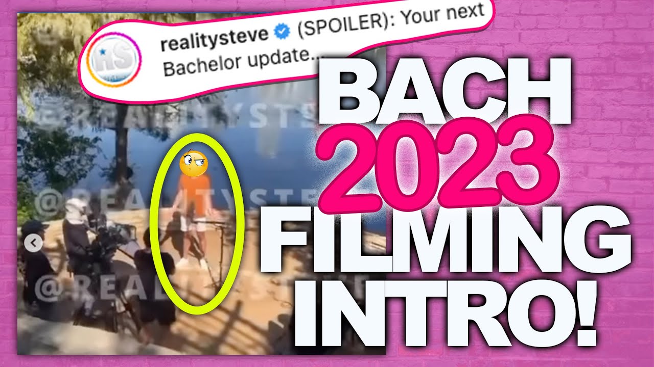 Bachelor 2023 SEEN FILMING Intro Package - See Who It Will Be Now ...
