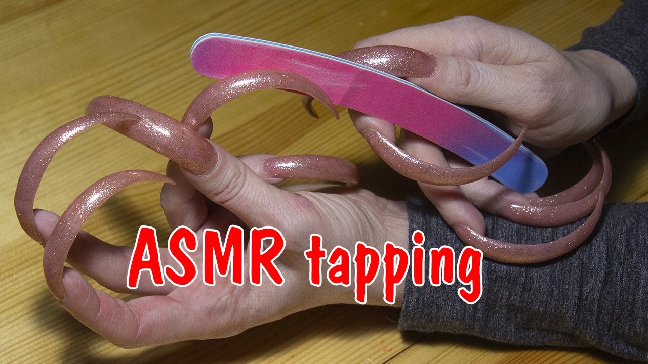 BEST TAPPING ASMR sound long nails triggers tapping and scratching ...