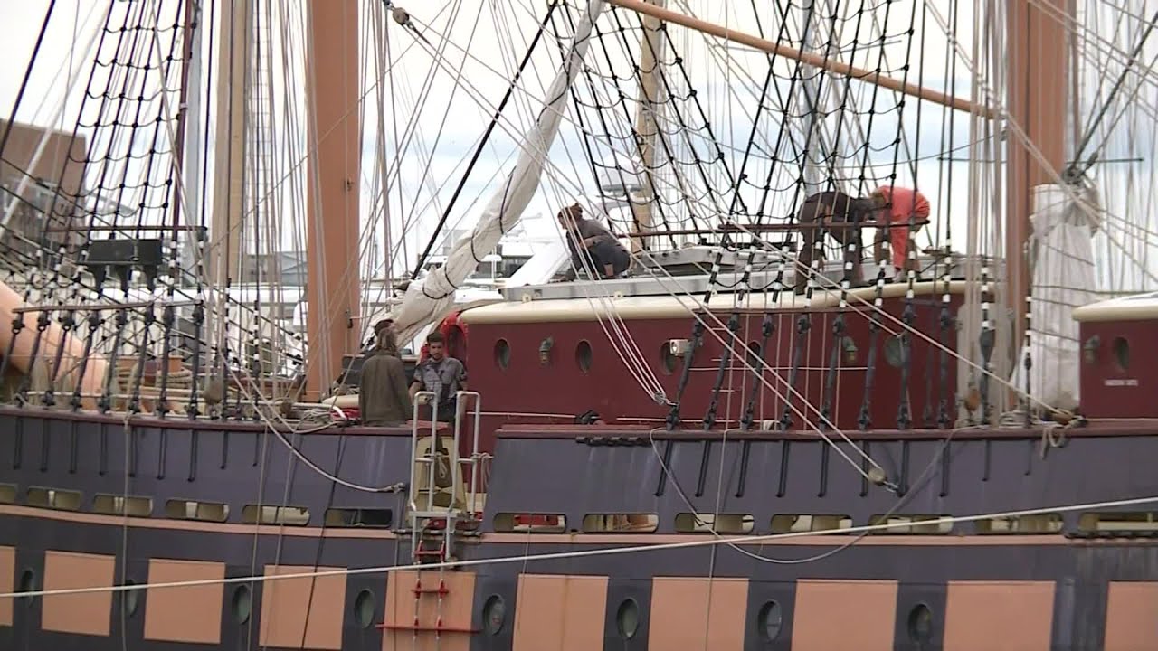 Video Now: Oliver Hazard Perry tall ship - YouTube