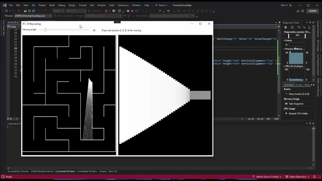 GRAPHICS. 2D Raycasting. Maze - YouTube