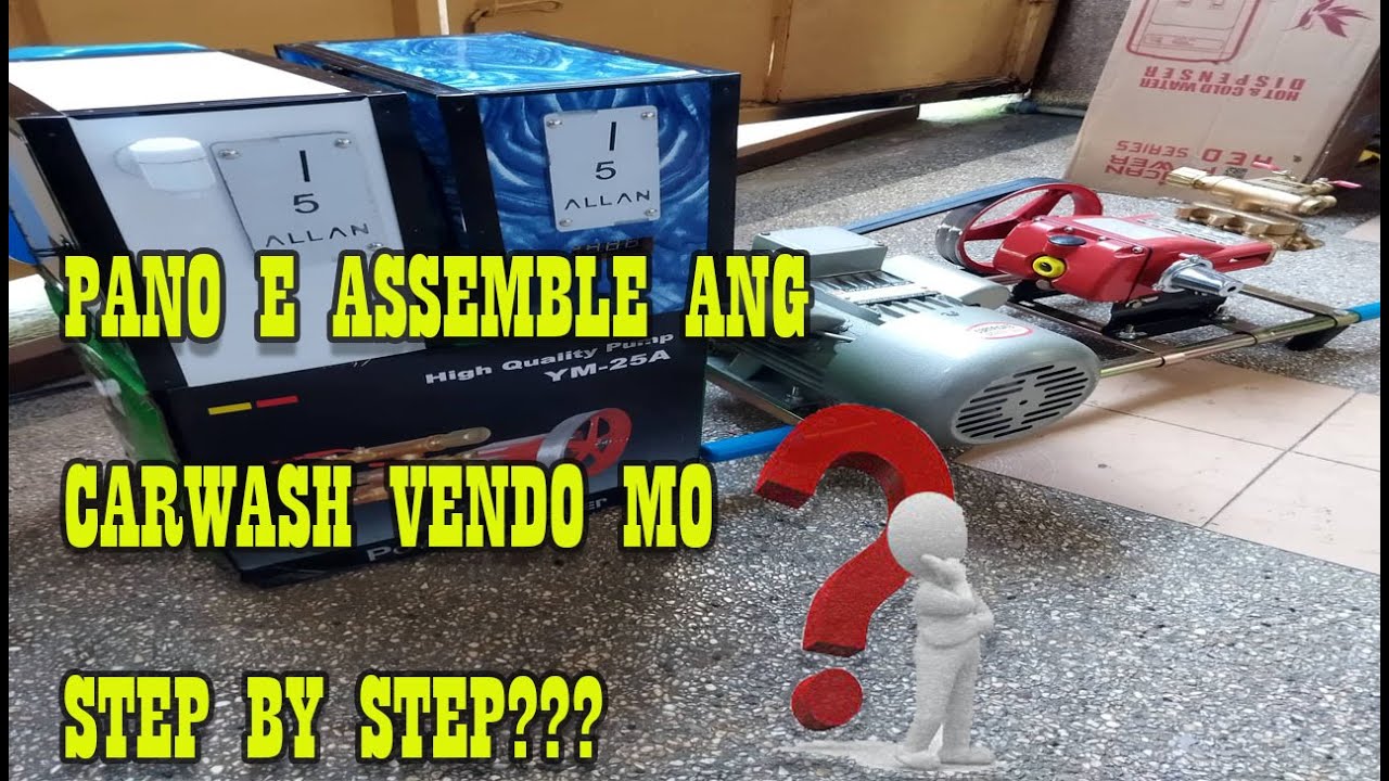 CARWASH VENDO MACHINE SETUP - YouTube