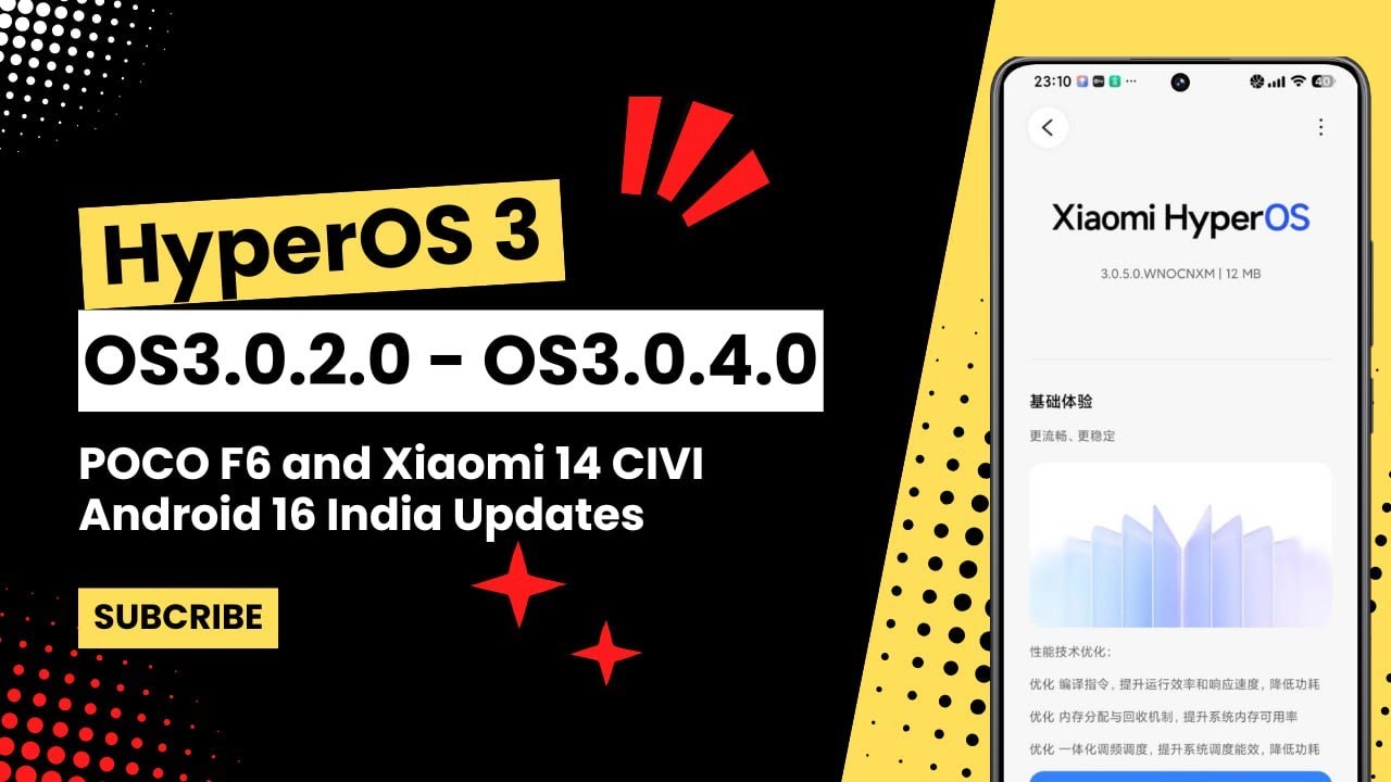 HyperOS 3 India Update Released - Install Now in Two Xiaomi and POCO ...