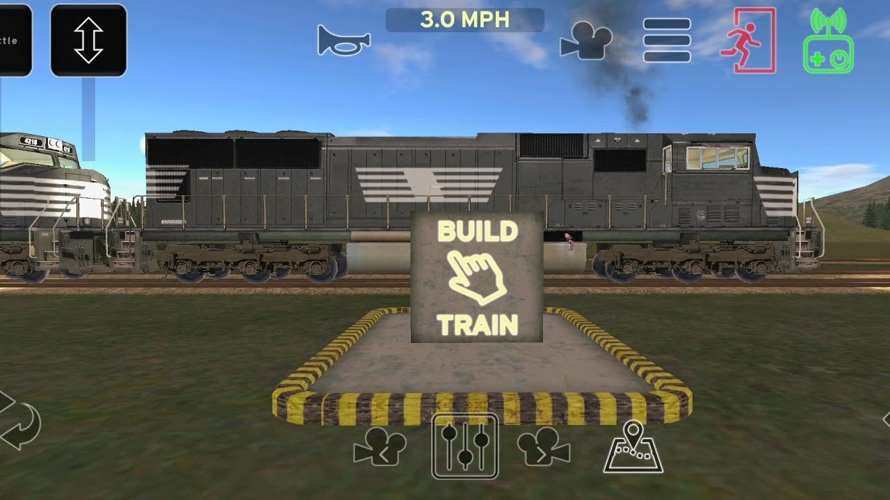 Rail & Train Yard Simulator || Couple GE Locomotive With BTO Load - YouTube