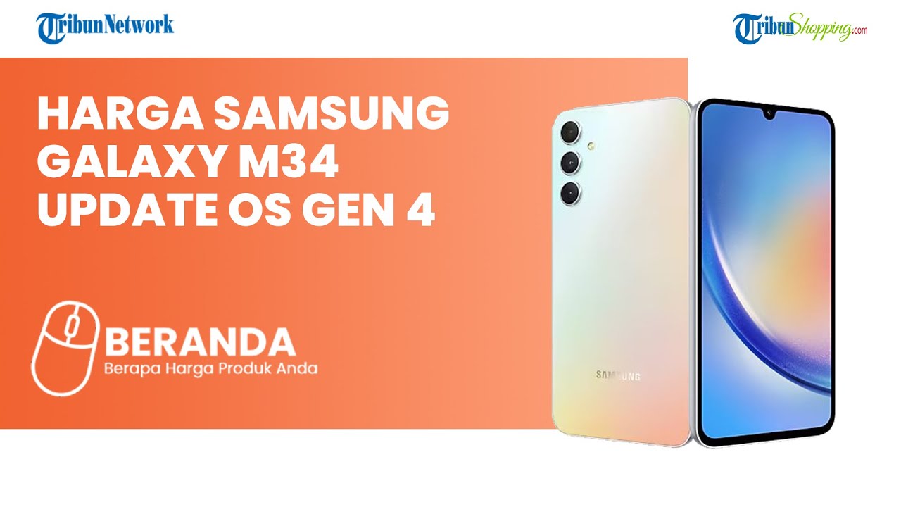 Samsung Galaxy M34 Punya Desain 'Boba' Mirip iPhone, Ini Harganya seusai Update OS 4 Generasi ...