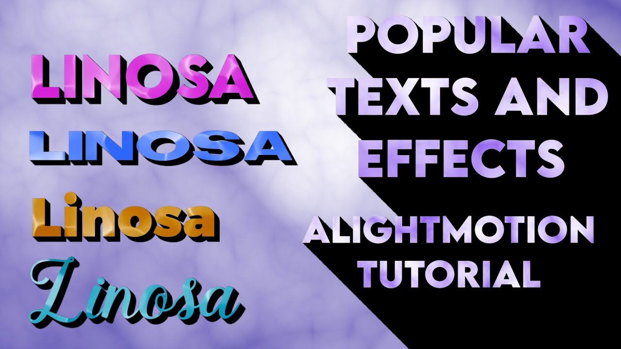 Trending Text effect 「 ALIGHTMOTION TUTORIAL 」 - YouTube