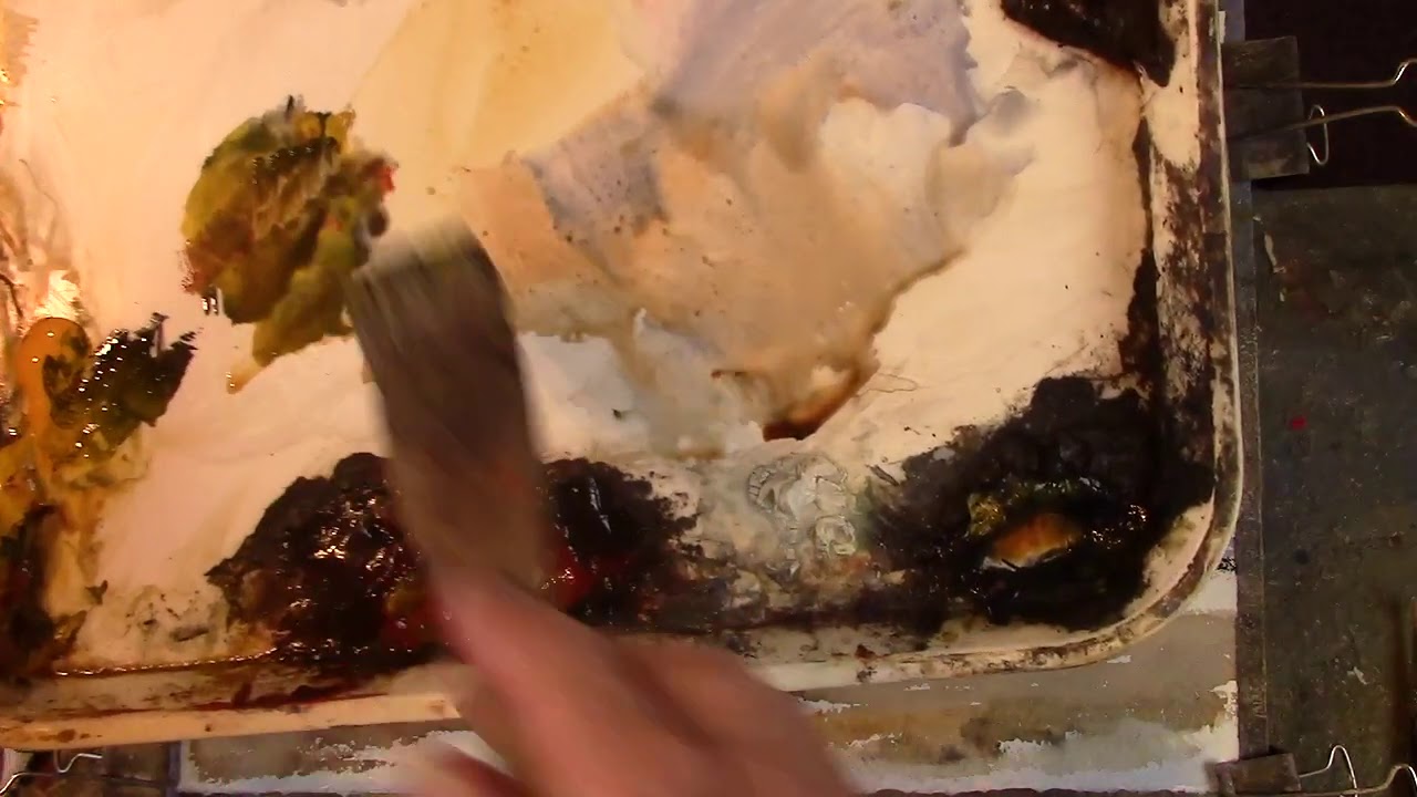 "Blowing a gale" Hake painting for beginners. - YouTube