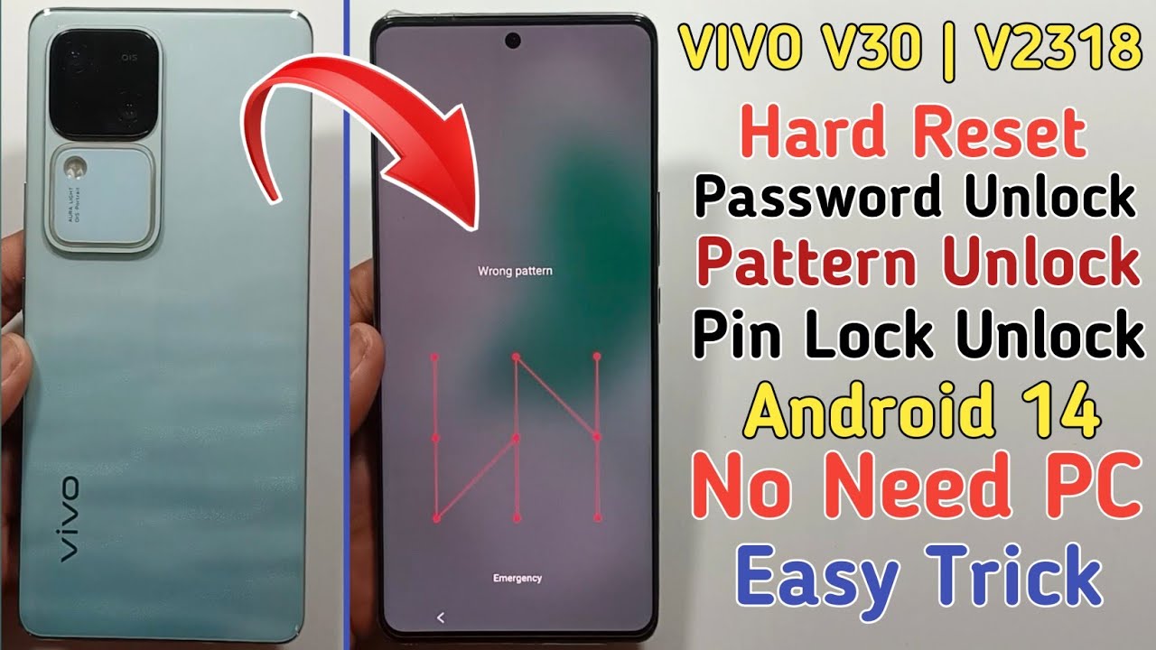 Vivo V30 5G Hard Reset | Vivo 5G Factory Reset | VIVO V30 Pro 5g Forget Password | Without PC ...