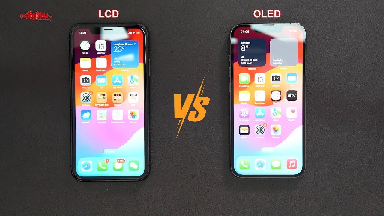 OLED vs LCD: Phone Screen Display Teardown and Comparison - YouTube