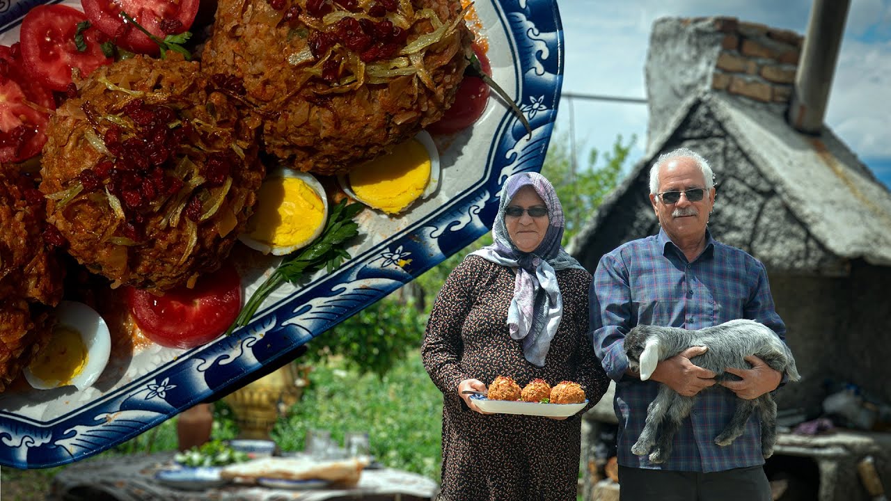 Mom prepared Tabriz meatballs in the village villa | Very nutritious ...