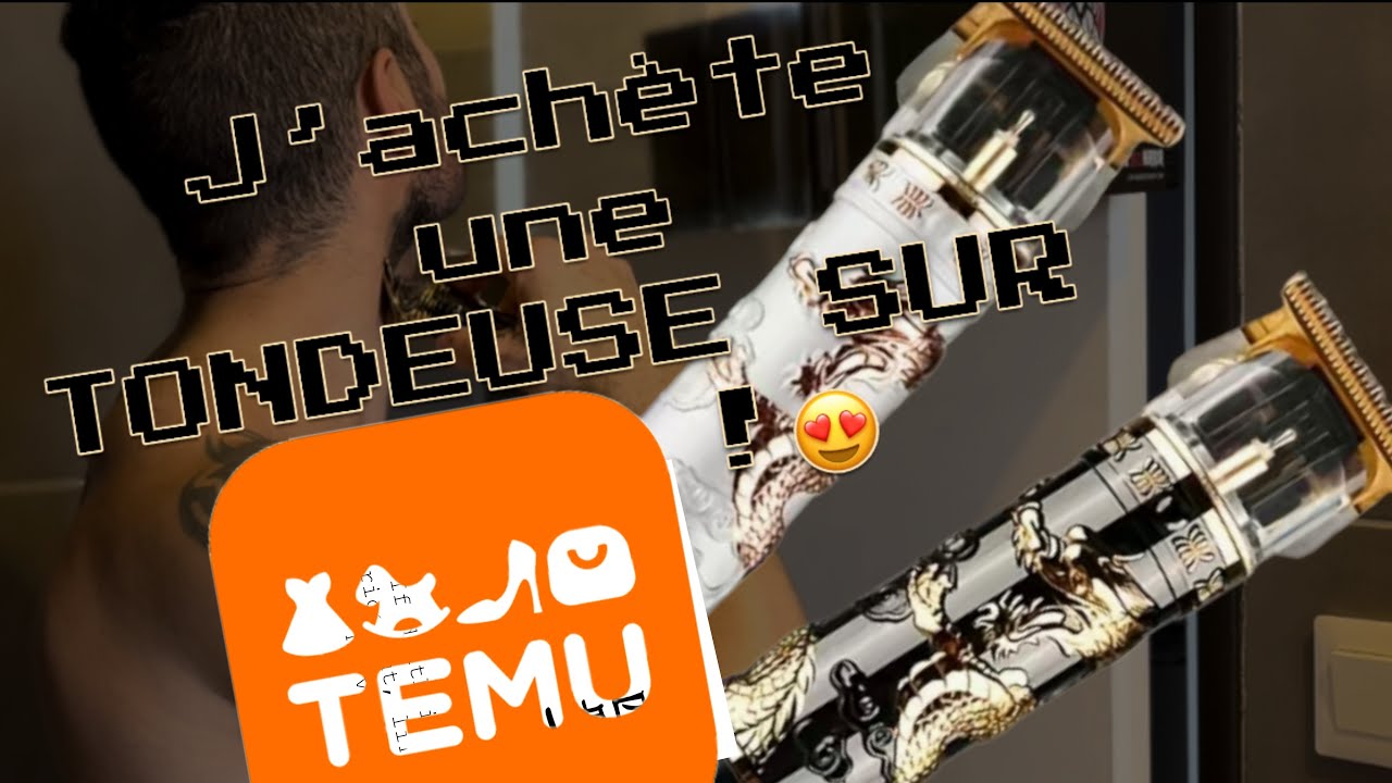 J’achète une TONDEUSE à Barbe\Cheveux sur TEMU ! Test ! Top idée ...