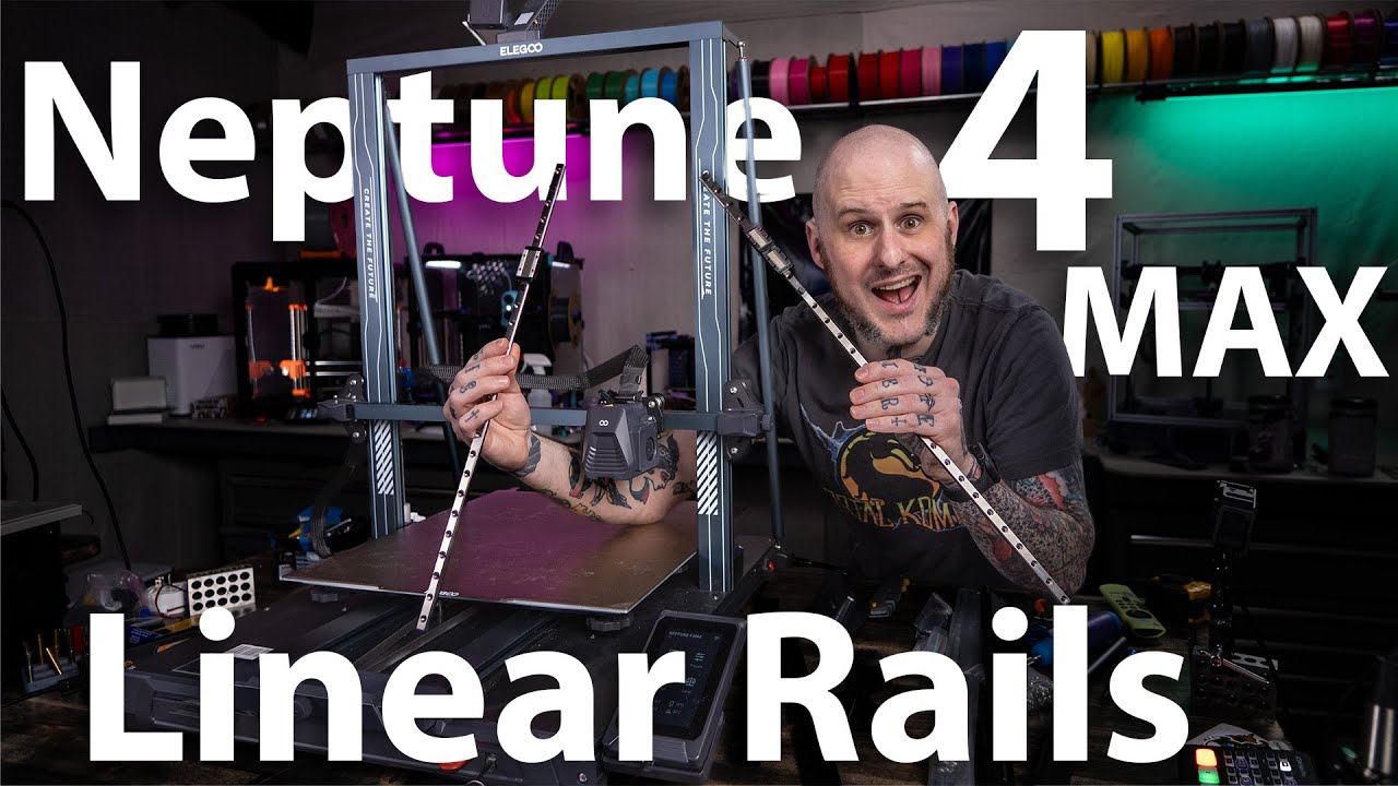 Neptune 4 Max LINEAR RAILS! Maybe... - Build Stream LIVE - YouTube