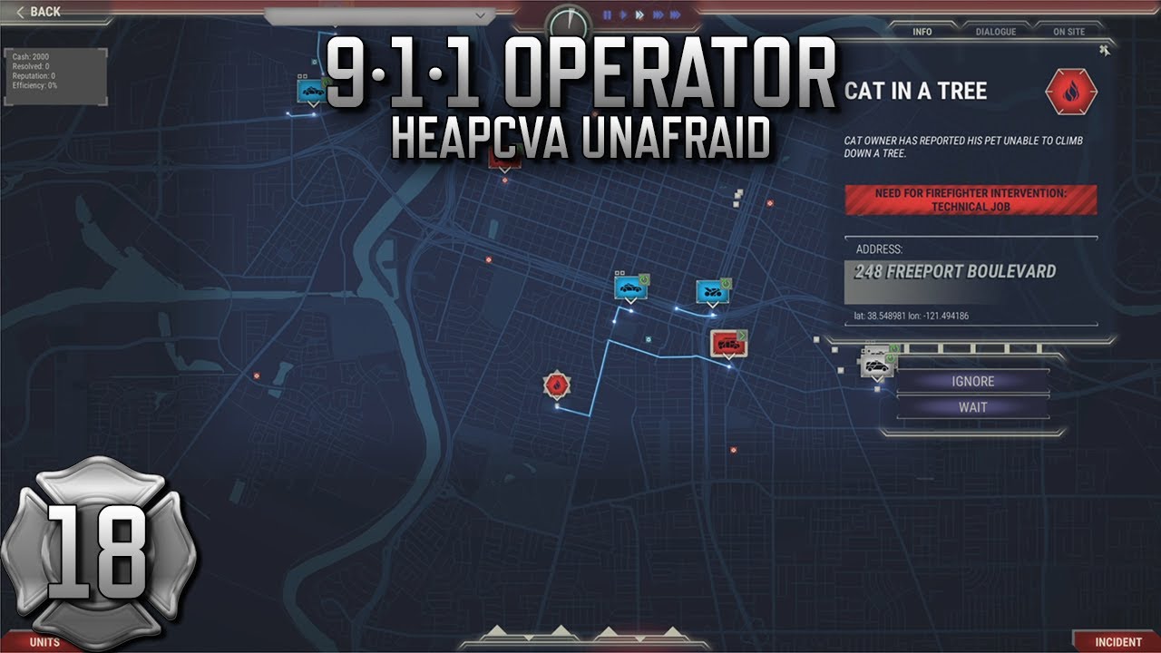 911 Operator Game #18 - An evening in Sacramento... in the game I mean ...