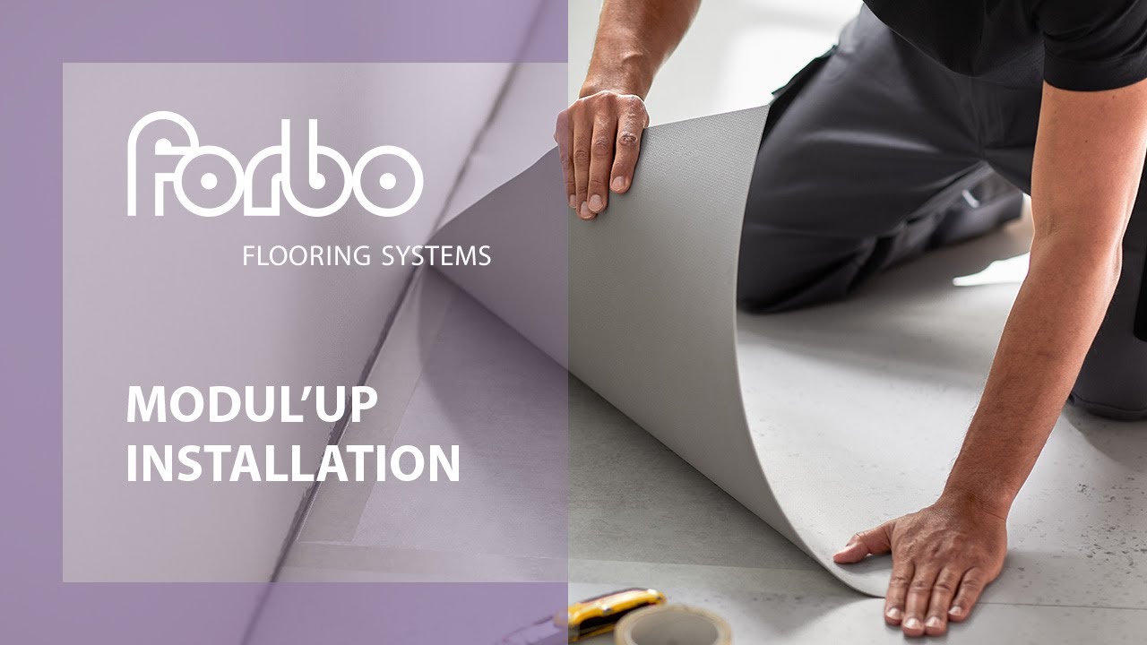 Installing Modul’up adhesive free vinyl in 3 easy steps | Forbo ...