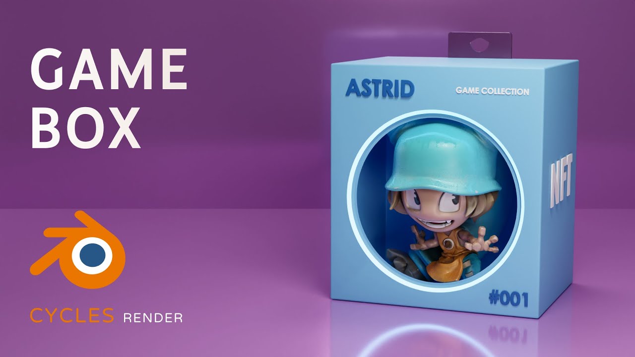 How to Level Up Your NFT collection with the Game Box in Blender 3D ...