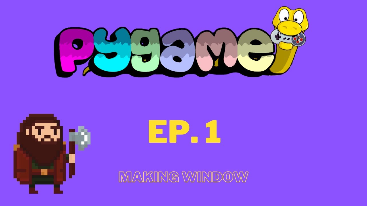 Make Window In Python Pygame Pygame Ep 1 YouTube Make Window In Python Pygame Pygame Ep 1 YouTube