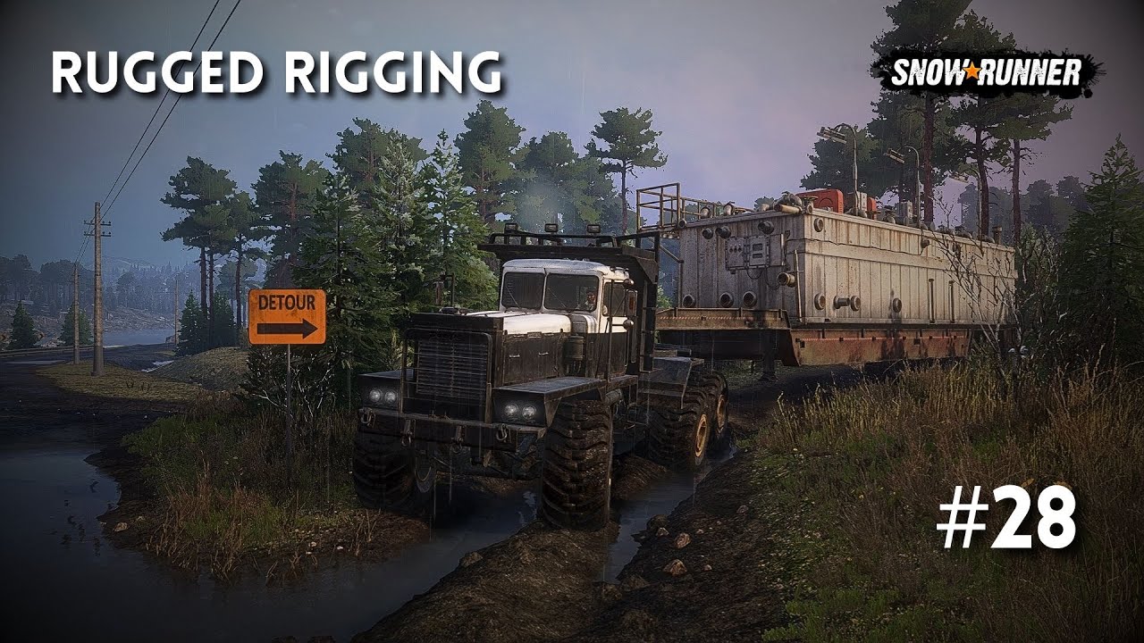 Pacific P-16 Tackles Mountain Ridge with Construction Rig in an Epic ...