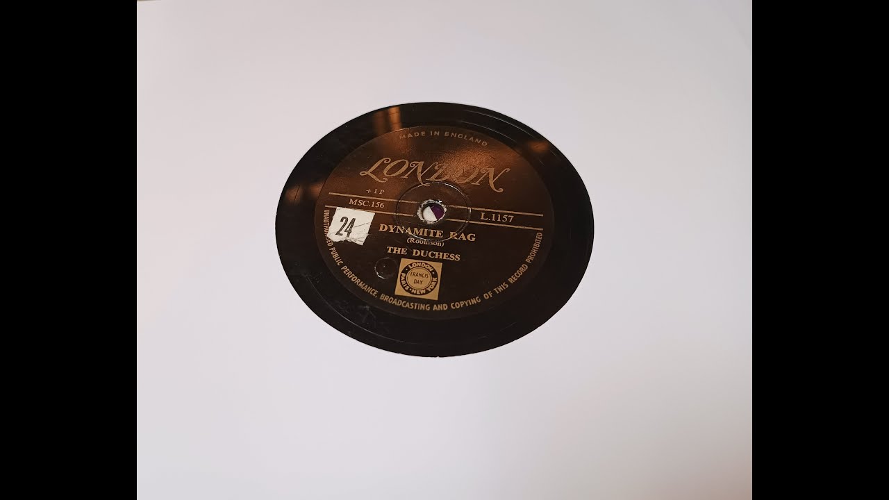 Dynamite Rag - The Duchess - 78rpm - YouTube