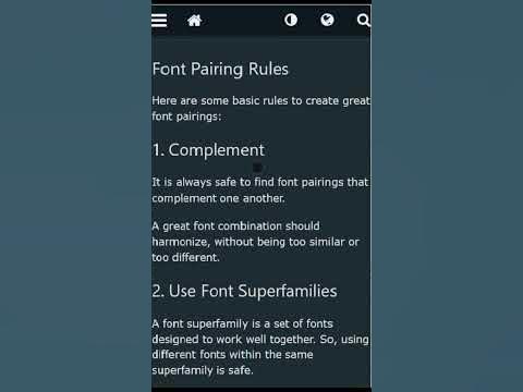 Best CSS Font Pairings@arvindprogramming - YouTube