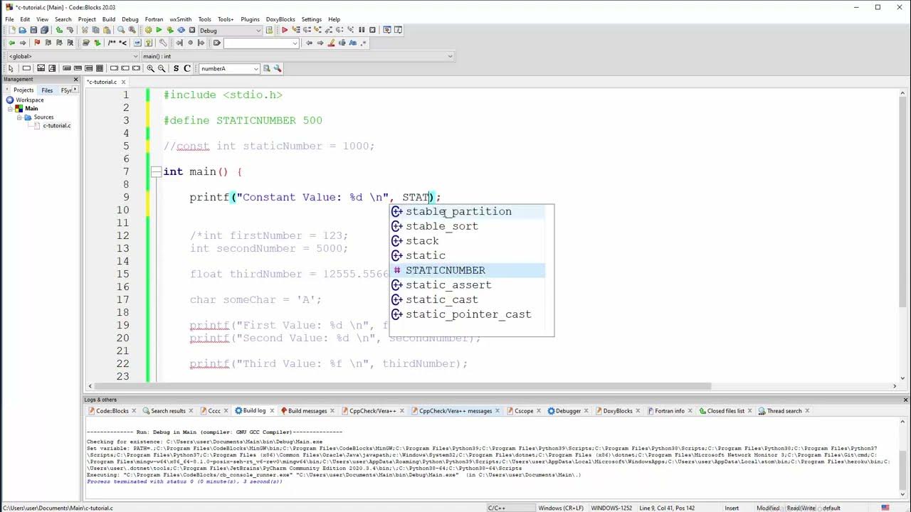 C Programiranje - 4 - Konstante i Komentari #programiranjetutorijali ...