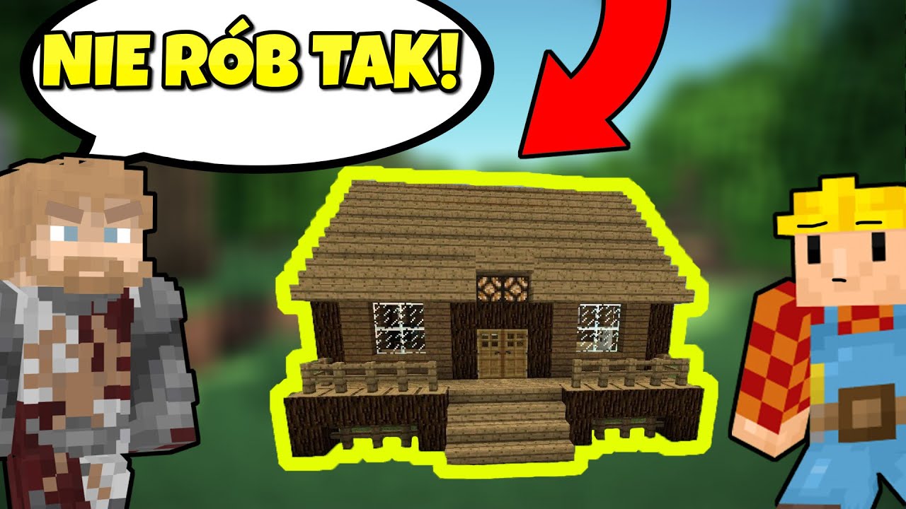 🤢 JAK NIE BUDOWAĆ w MINECRAFT z @graf #2 - YouTube