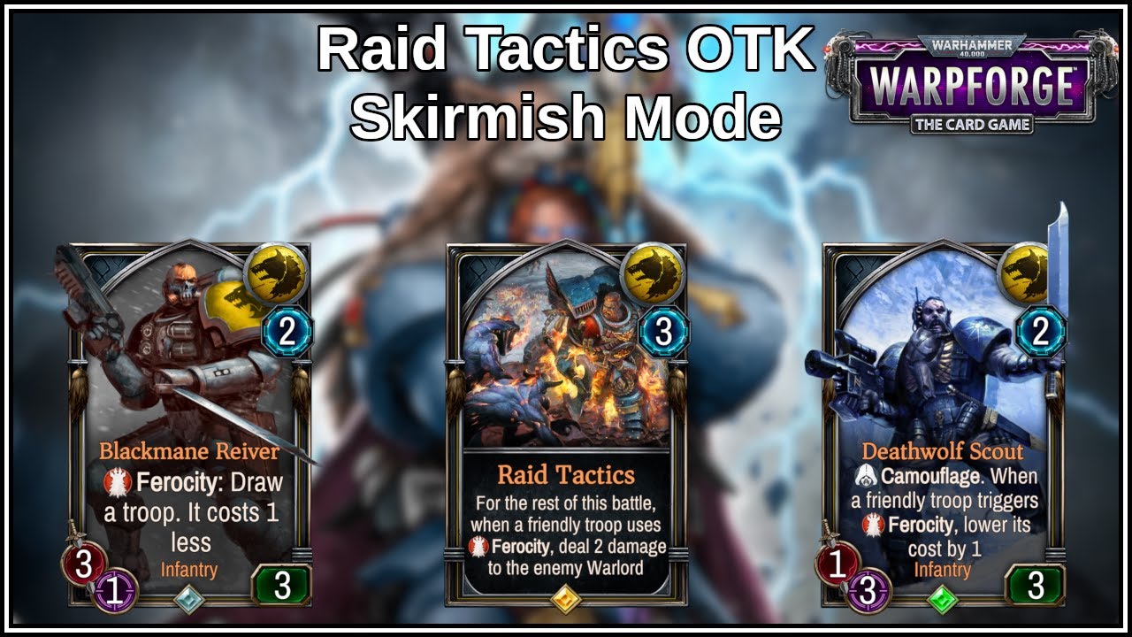 Raid Tactics OTK - Warhammer 40k Warpforge Skirmish Deck (Replay ...