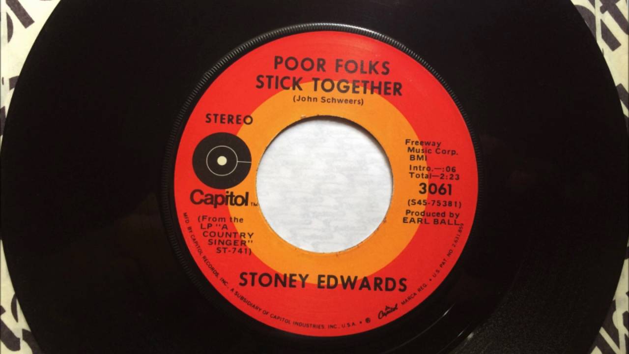Poor Folks Stick Together , Stoney Edwards , 1971 - YouTube