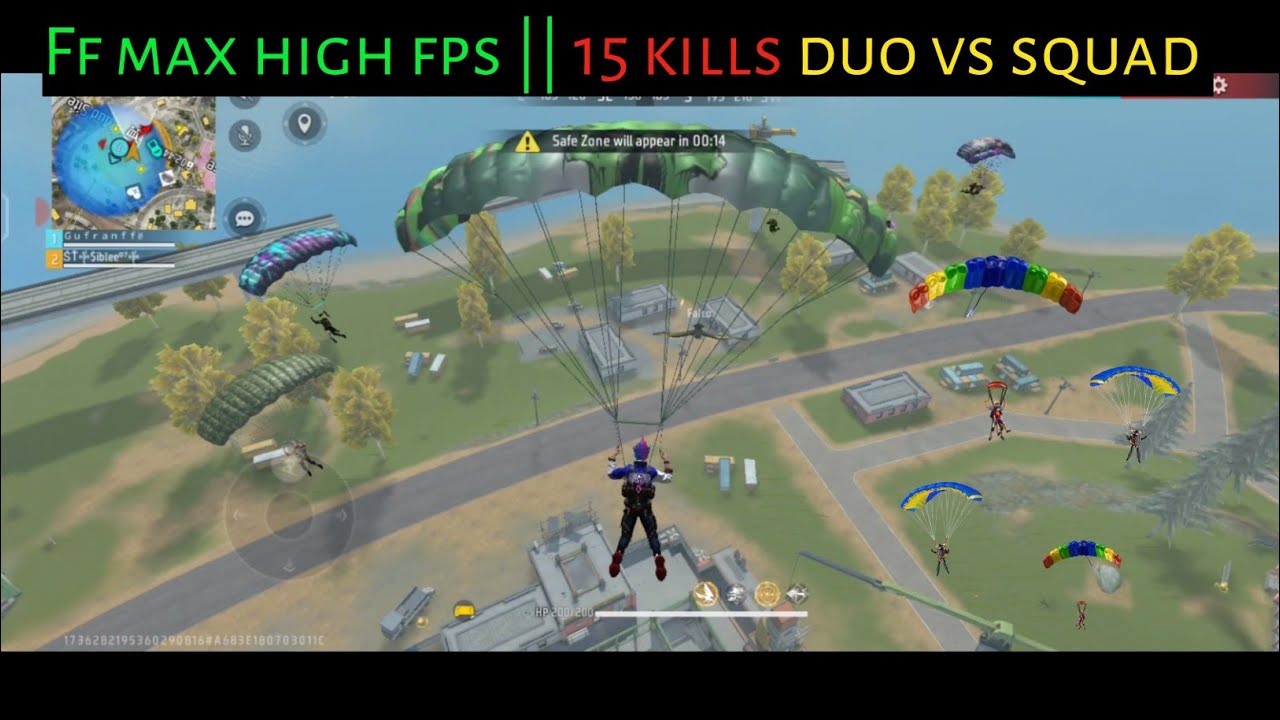 Old ff max gameplay || ff max high fps || 15 kills 2 vs 4 - YouTube