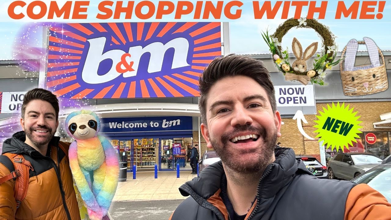 Come Shopping with me! London's newest *HUGE* B&M store has opened & it ...