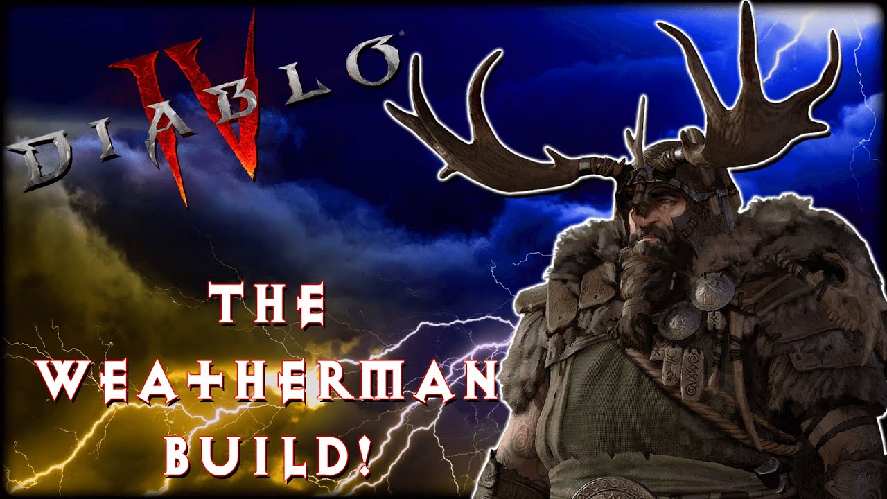 DIABLO 4 DRUID: THE WEATHERMAN BUILD! (No Items, Skills Only) - YouTube